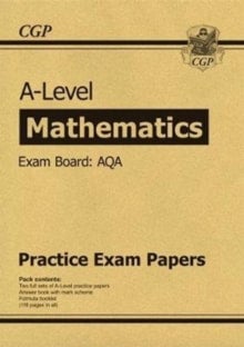 CGP A-Level Maths Practice Papers (2 Sets) AQA | The Classroom Children ...